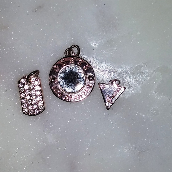Guess | Jewelry | Stylish Rose Gold Colored Guess Pendants | Poshmark